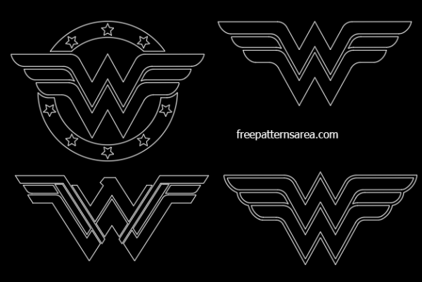 Wonder Woman Logo Printable Template Wonder Woman Font Generator