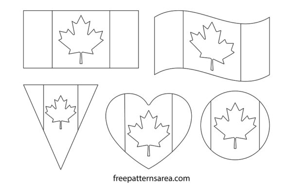 Canadian Flag Vector Graphic Images Free Downloadable Files