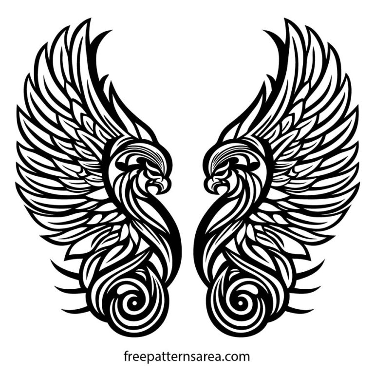 Artistic Angel & Bird Wing Vector Designs: SVG, PNG, & More ...